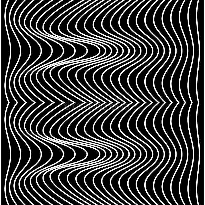 Vector Abstract Lines Pattern Waves Background Stock Vector