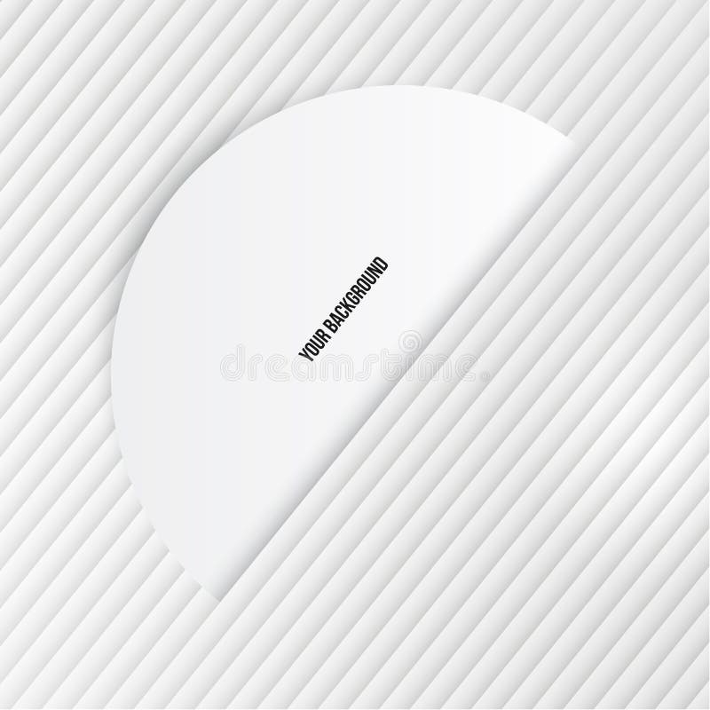 Vector Abstract Lines Template. Object Design Stock Vector ...