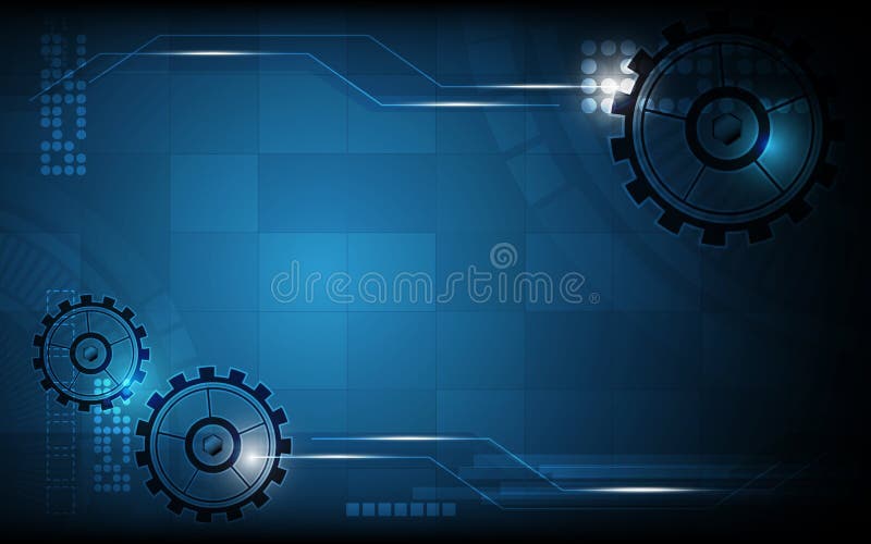 Vector Abstract Machine Working Background Stock Vector - Illustration ...