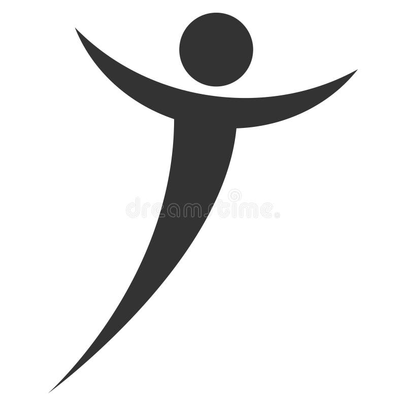 Abstract Man Vector Icon stock vector. Illustration of persona - 125941855