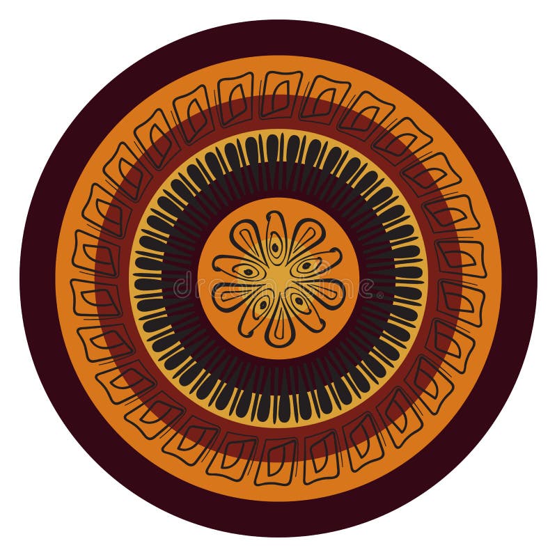 Mandala African Zen Floral Ethnic Art Textile Seamless Pattern Vector ...