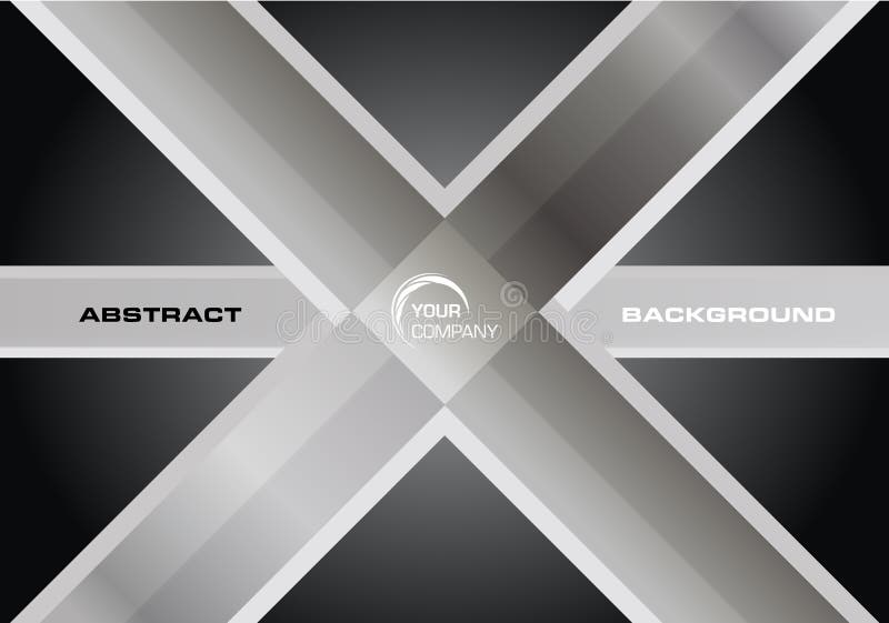 Vector Silver Torn Texture with Black Background Stock Illustration ...