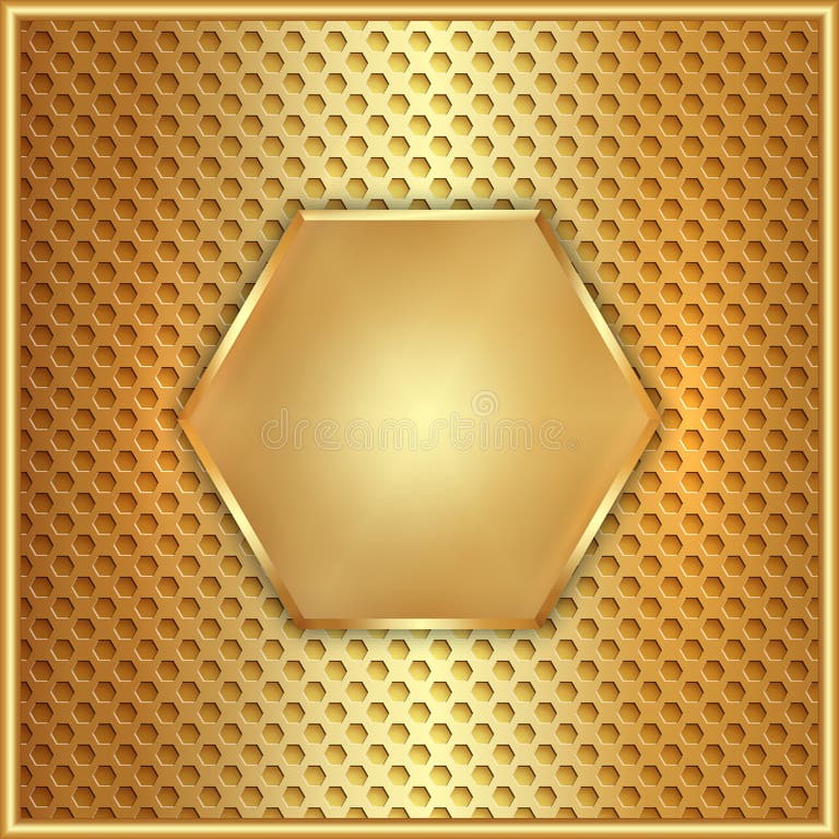 Gold Hexagon Stock Illustrations – 46,194 Gold Hexagon Stock ...