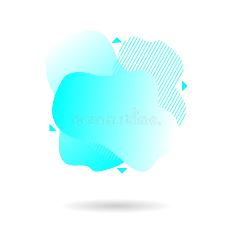 Vector Abstract Modern Graphic Elements of Blue Color Form and Line ...