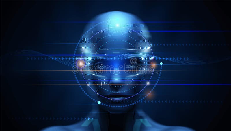 Vector Abstract Modern Technology Futuristic, AI Bot, Artificial ...