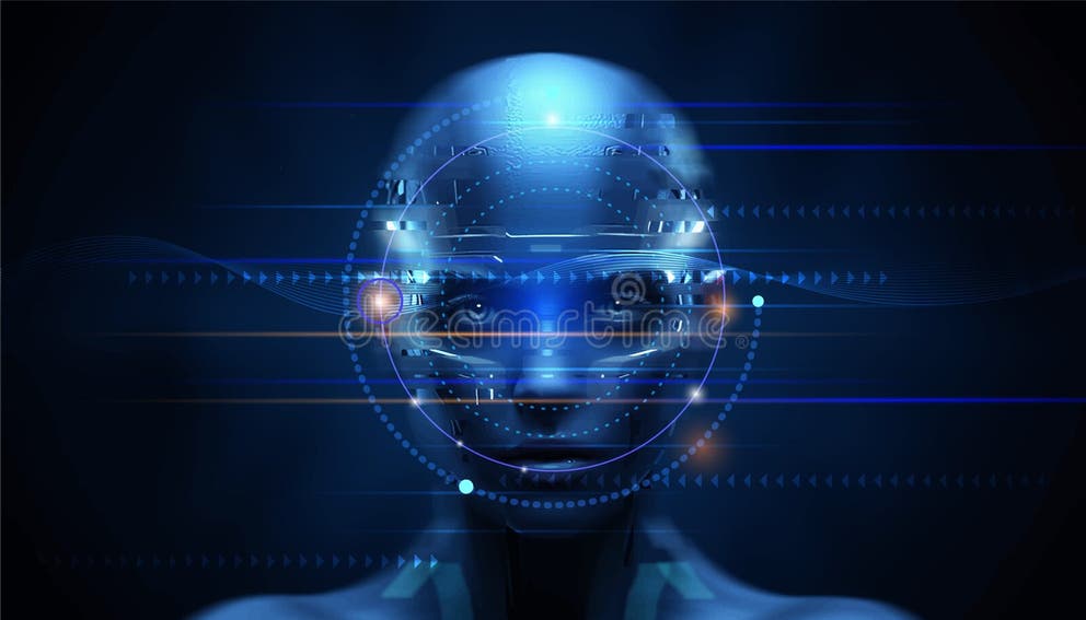 Vector Abstract Modern Technology Futuristic, AI Bot, Artificial ...