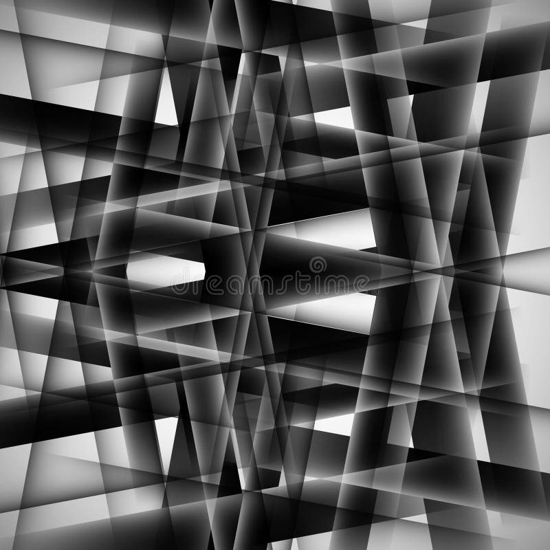 Vector Abstract Monochrome Pattern Line Techno Eps Stock Vector ...