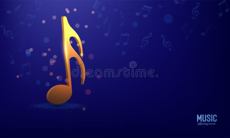 Vector Abstract Musical Background. Vector Illustration Stock Vector ...