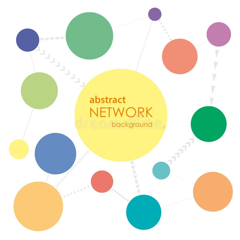 Vector Abstract Network Background Baloon Stock Illustration ...