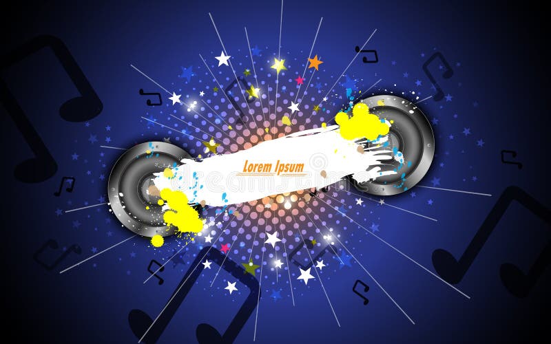 Vector Abstract Night Scene Party and Festival Concept Background Stock ...