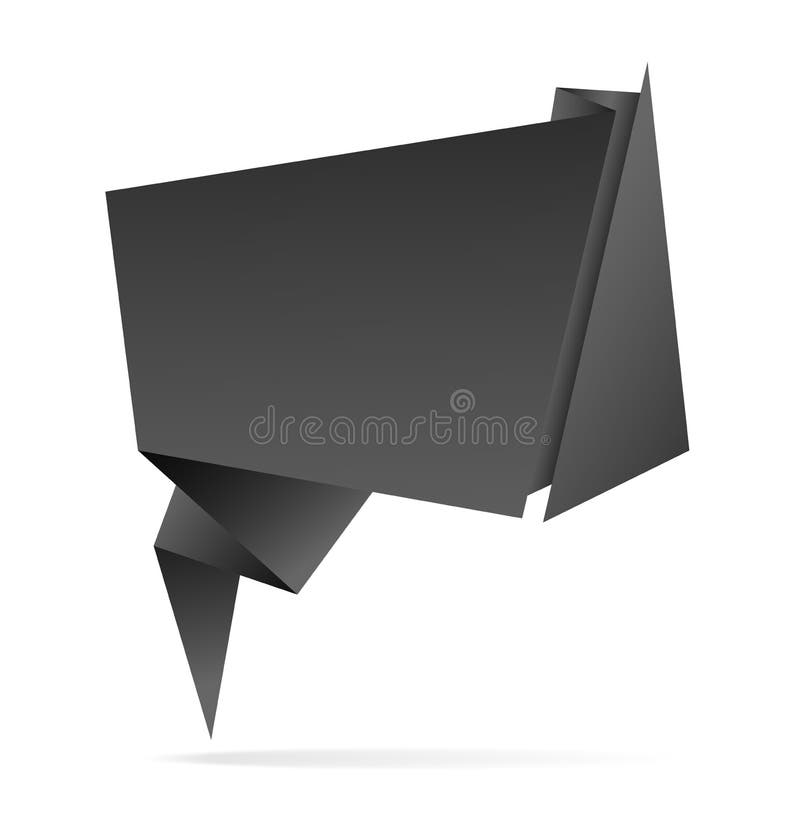 Vector Origami Background Banner Speech Stock Illustrations – 24,114 ...
