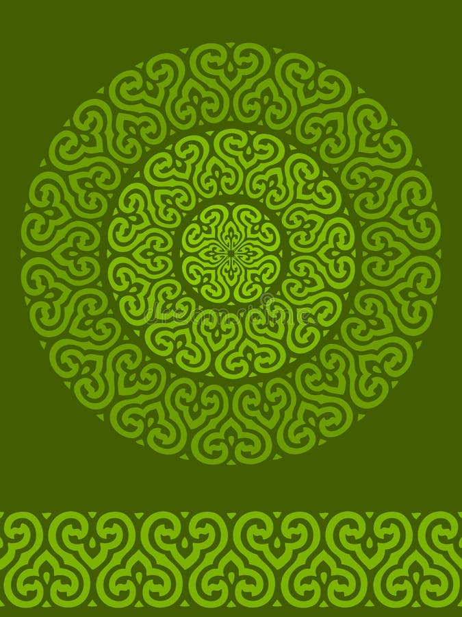 Vector Abstract Ornament stock vector. Illustration of floral - 24072954