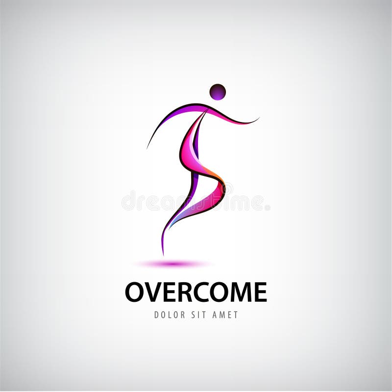 Fun People Healthy Life Logo Template Vector Icon Stock Vector ...