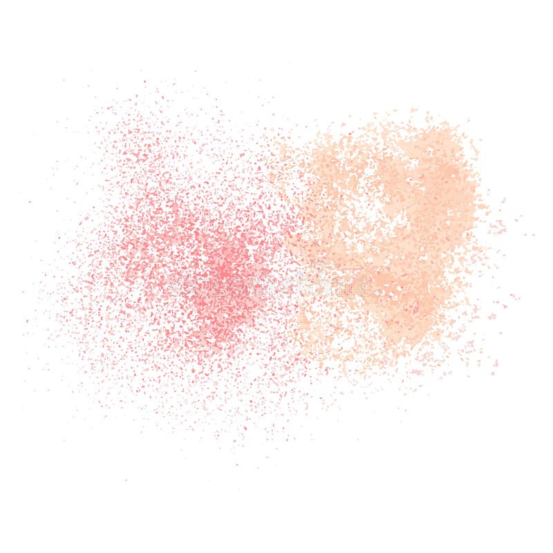 Vector Abstract Paint Spray Red Color on a Transparent Background Stock ...