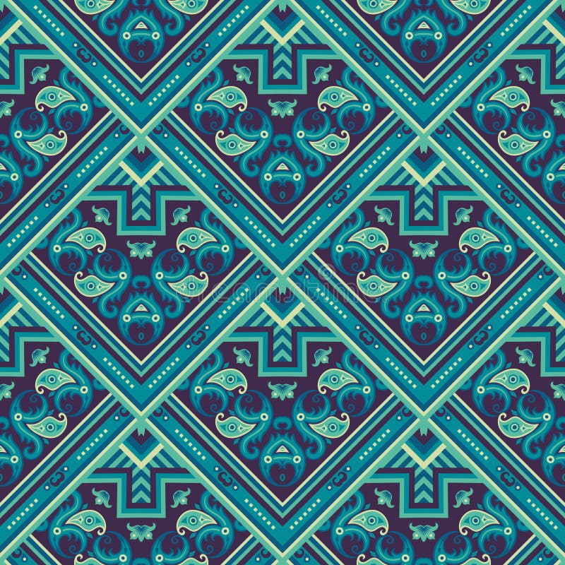 Vector Abstract Patch Pattern. Stock Vector - Illustration of ...