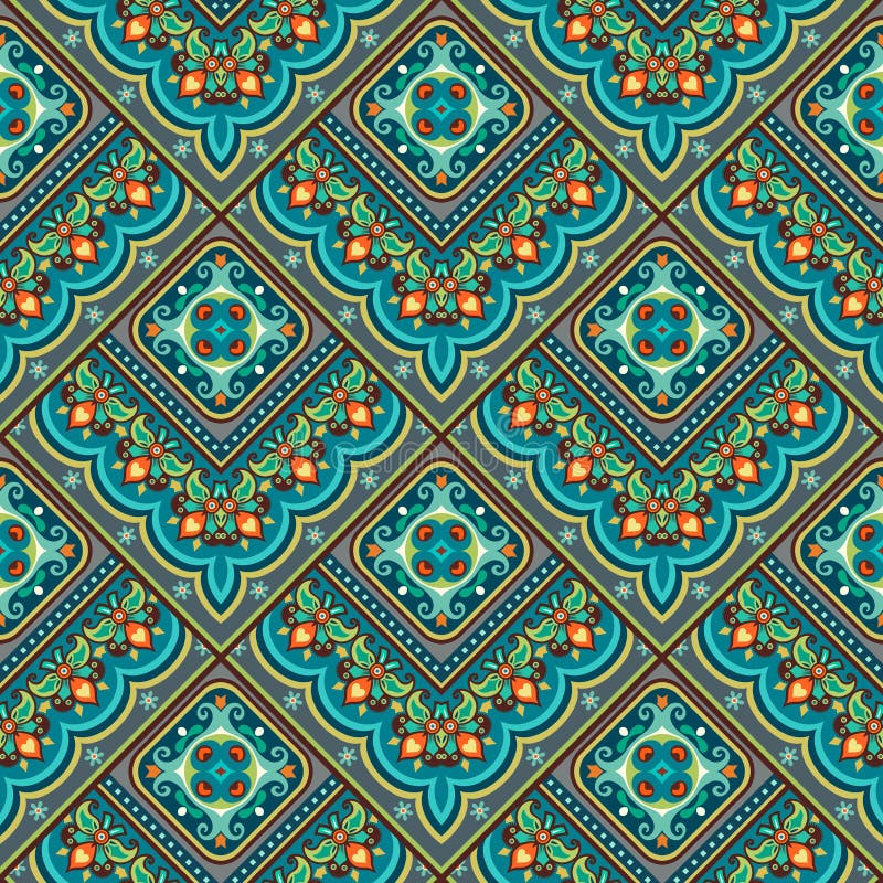 Vector Abstract Patch Pattern. Stock Illustration - Illustration of ...