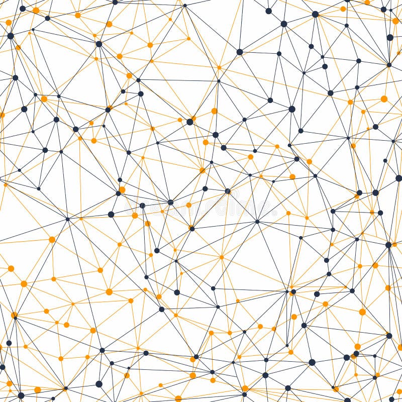 Vector Abstract Pattern Seamless Geometric Mesh on a Light Background ...