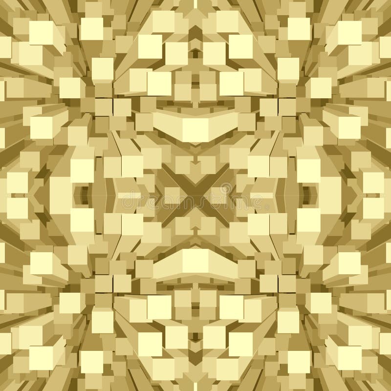 Perspective Cubes Background Stock Illustration - Illustration of ...