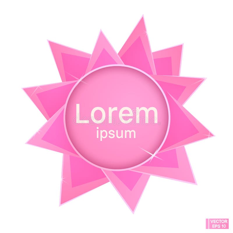 Abstract pink frame stock vector. Illustration of brochure - 177950976