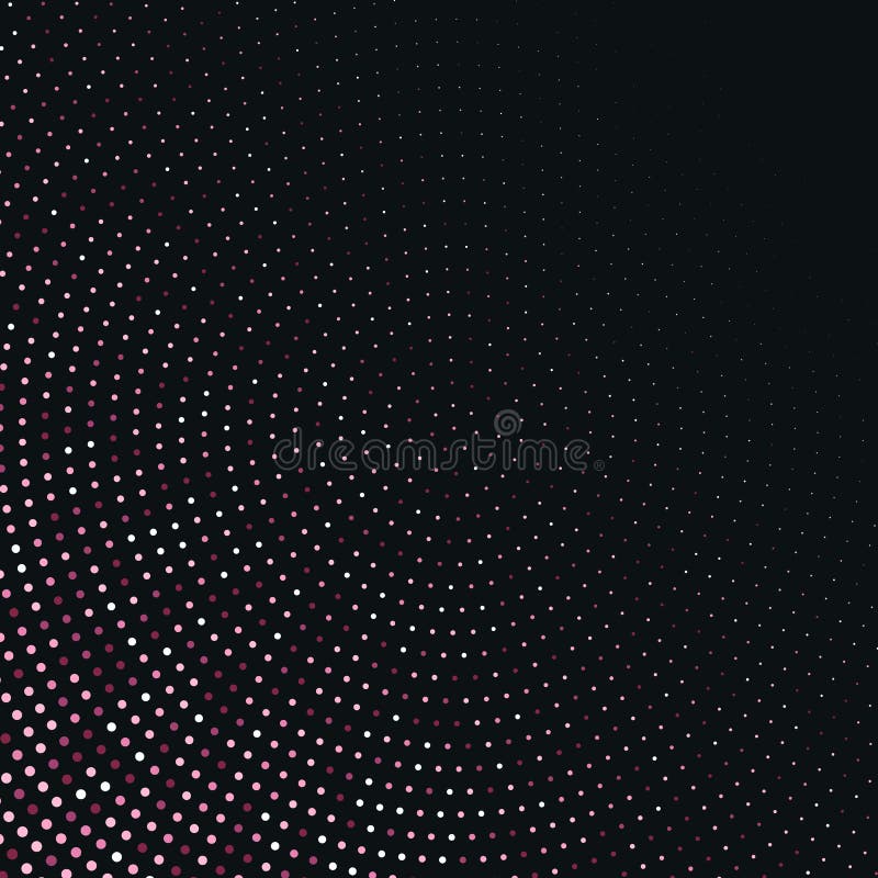 Vector Abstract Pink Halftone Background Stock Vector - Illustration of ...