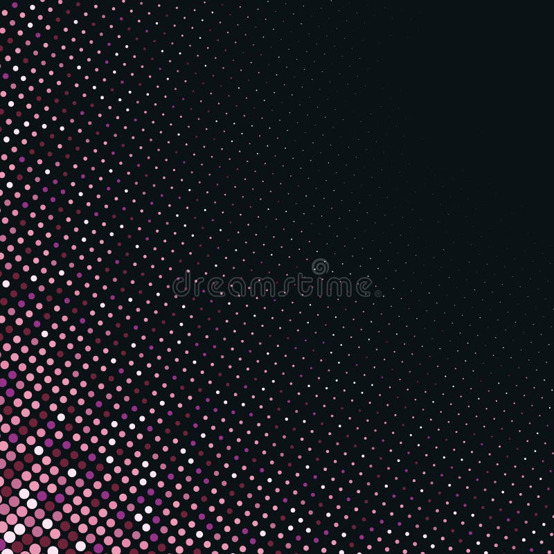 Vector Abstract Pink Halftone Background Stock Vector - Illustration of ...
