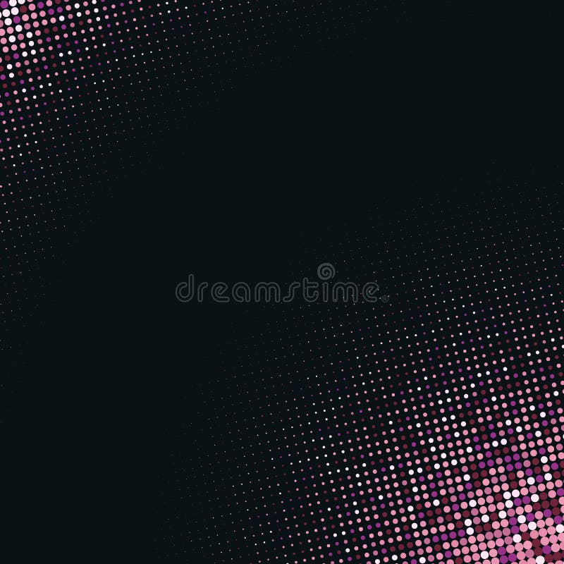 Vector Abstract Pink Halftone Background Stock Vector - Illustration of ...