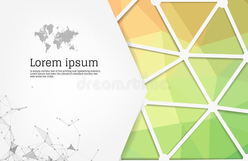 Vector Abstract Polygon Background. High Quality Design Element Stock ...