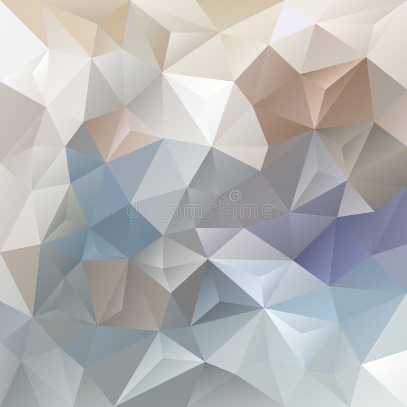 Vector Abstract Polygon Background with a Triangle Pattern in Light ...