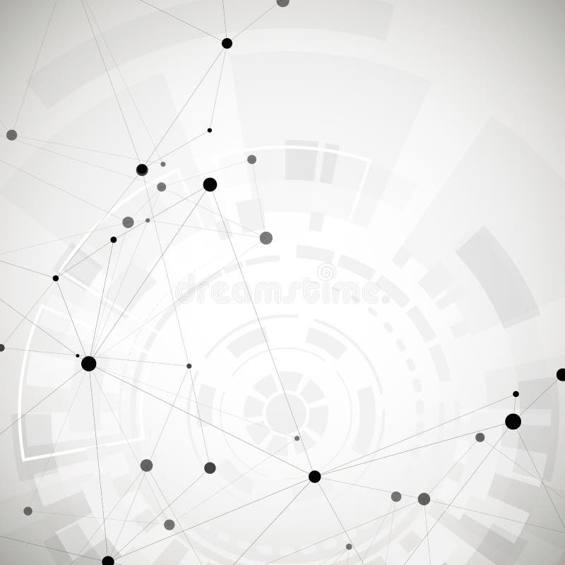 Vector Abstract Polygonal Social Network and Creative Background Stock ...