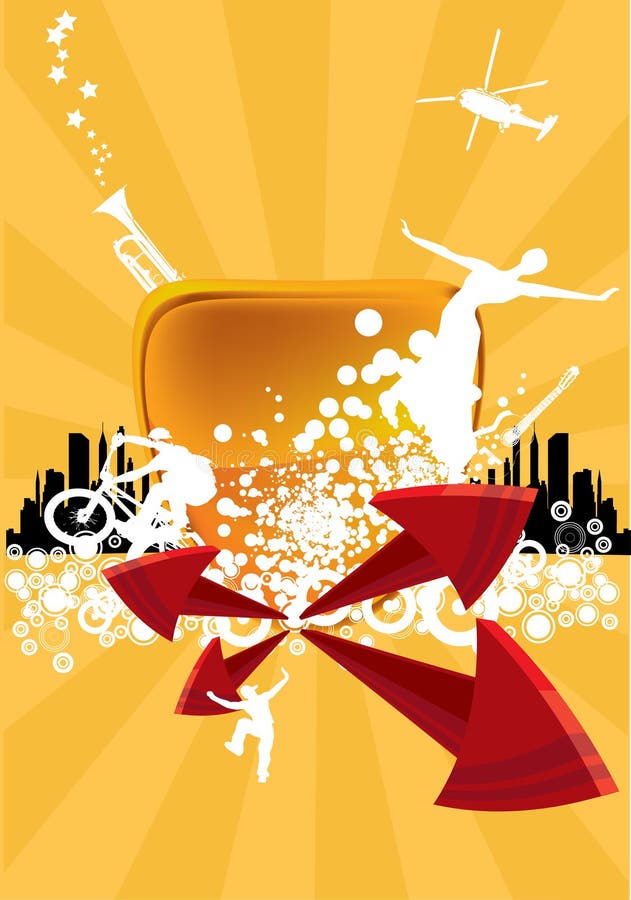 Abstract poster design stock vector. Illustration of flower - 2707819