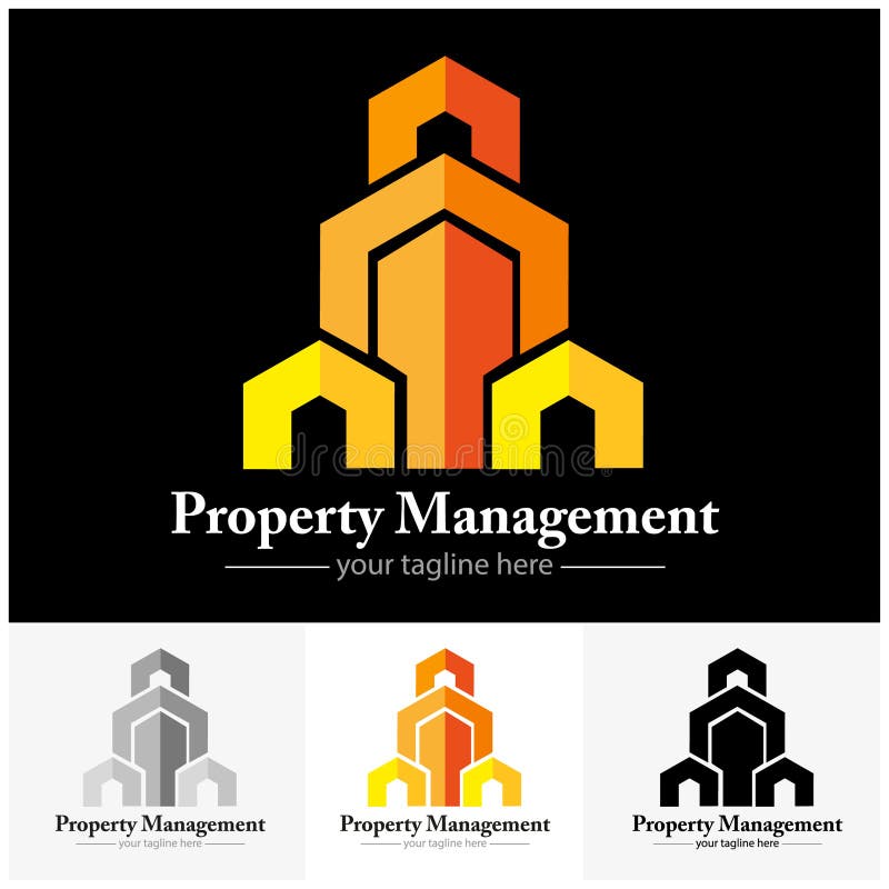 Property Management Symbol. Stock Vector - Illustration of office ...