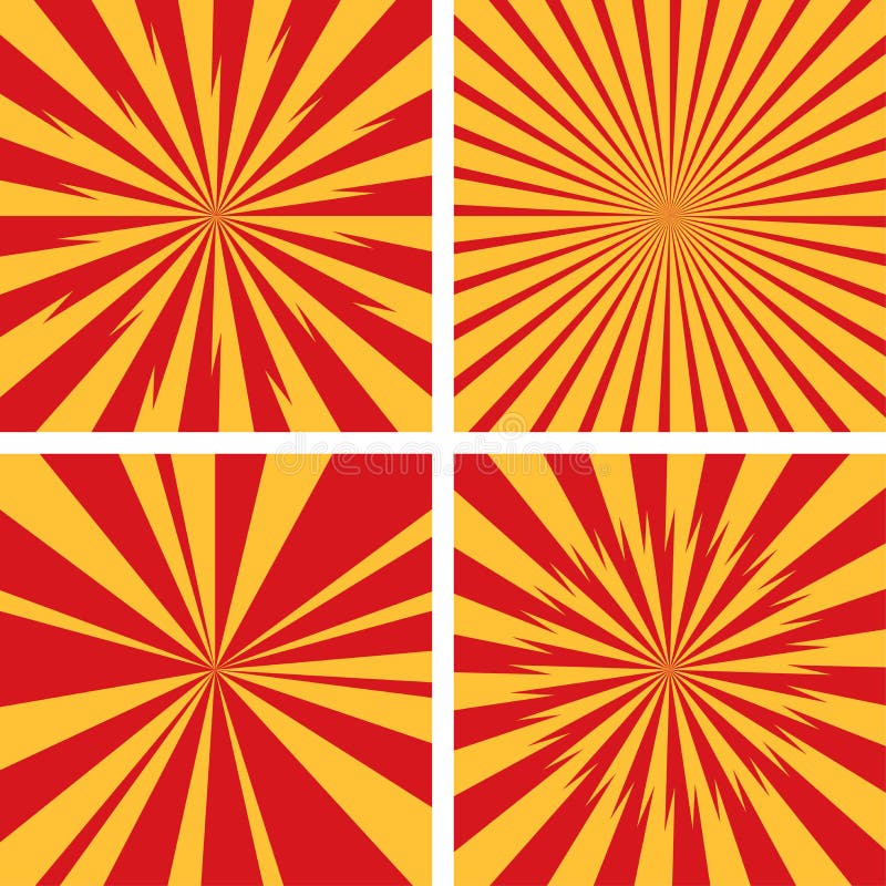 Vector Abstract Radiating Backgrounds of Star Burst Stock Vector ...