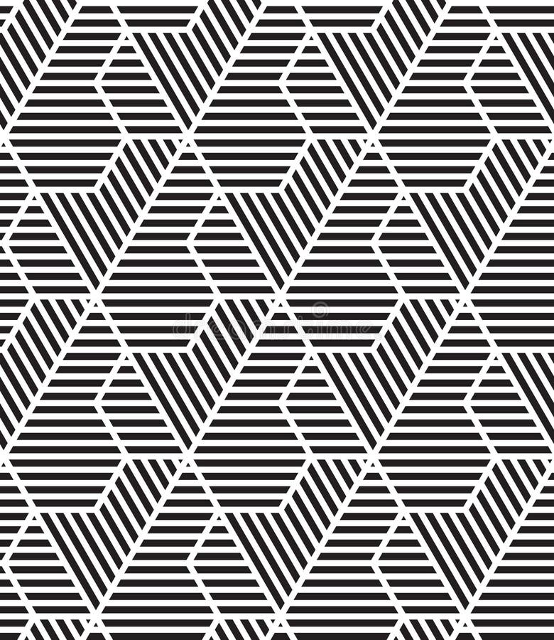 Vector Abstract Repeating Classical Background in Black and Whit Stock ...