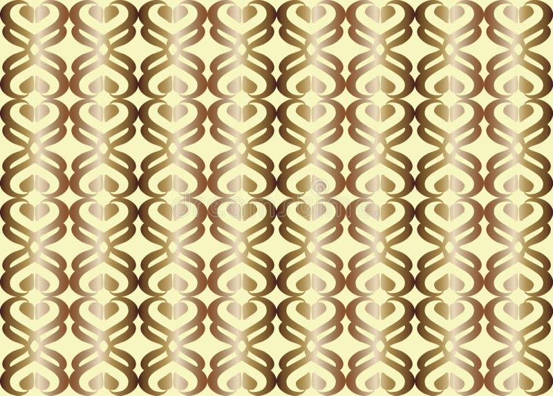 Vector Abstract, Repeating Pattern on Light Yellow Background Stock ...