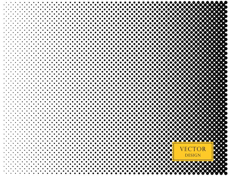 Vector Abstract, Retro Halftone Dots. Overlay Element. Black Dots ...