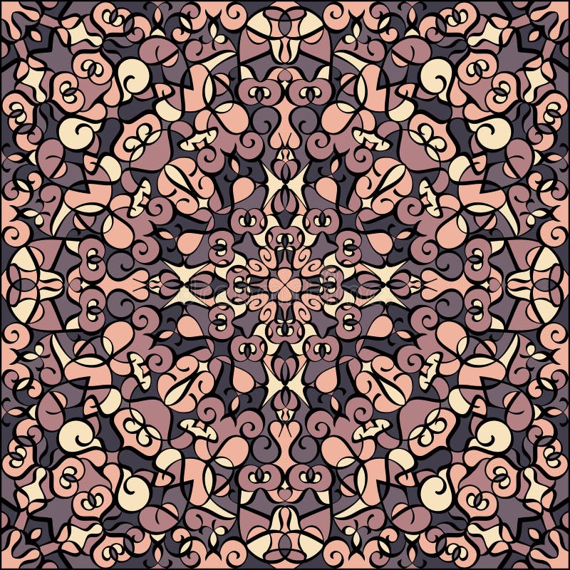 Vector Abstract Rhythmic Geometric Background Stock Vector ...