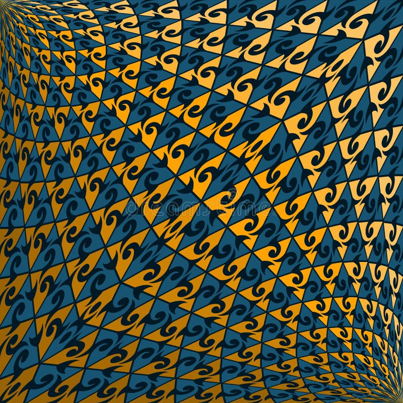 Vector Abstract Rhythmic Geometric Background Stock Vector ...