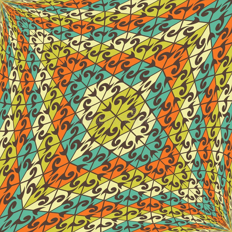 Vector Abstract Rhythmic Geometric Background Stock Vector ...