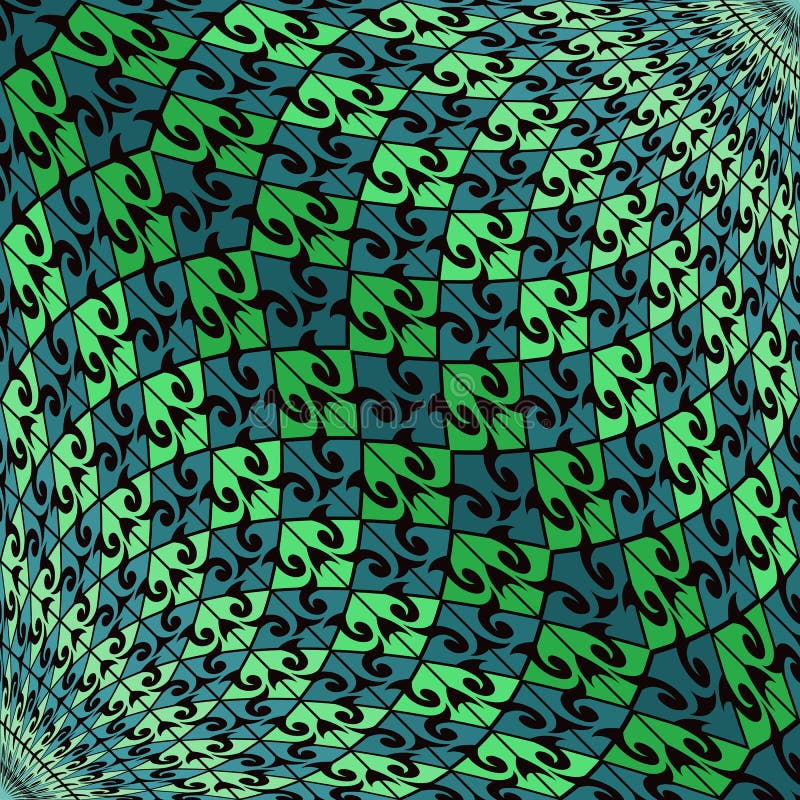 Vector Abstract Rhythmic Geometric Background Stock Vector ...