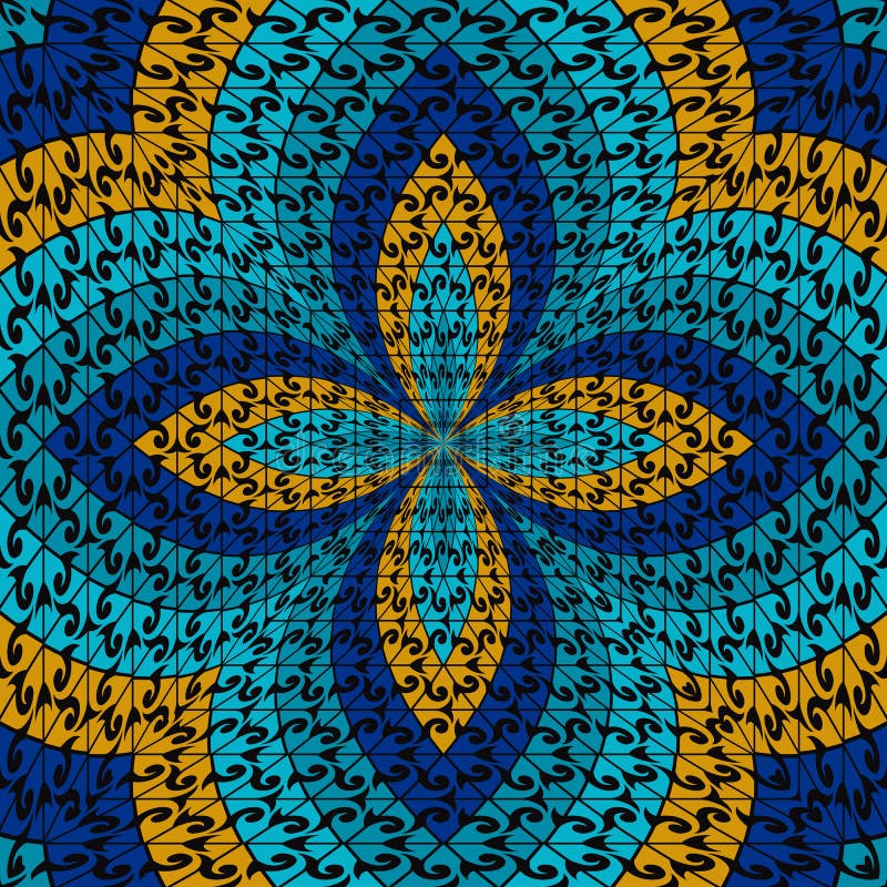 Vector Abstract Rhythmic Geometric Background Stock Vector ...