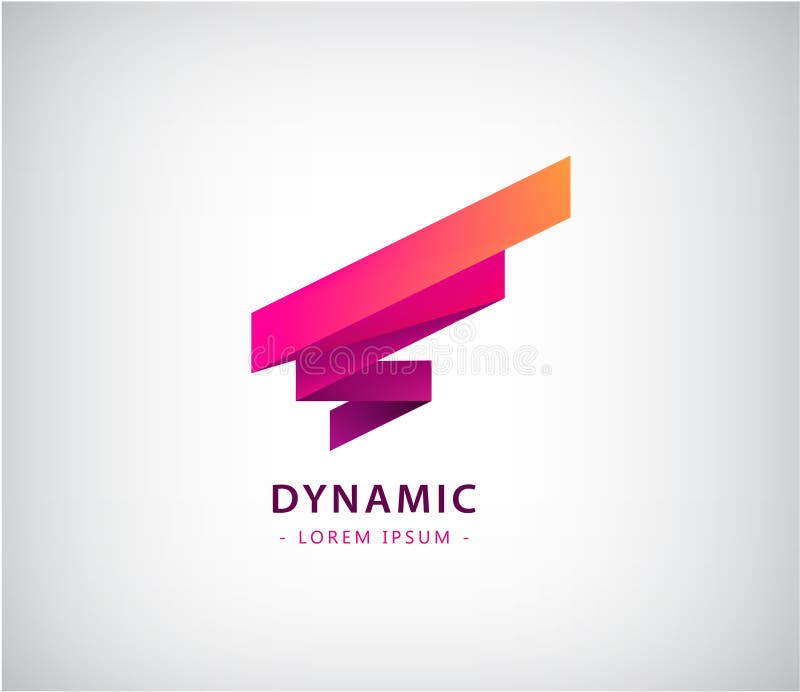 Logo dynamic. stock vector. Illustration of inspiration - 13346184