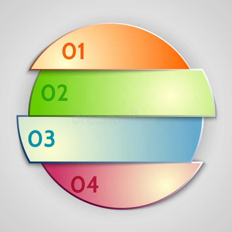 Vector Abstract Round List Infographic Element Stock Vector ...