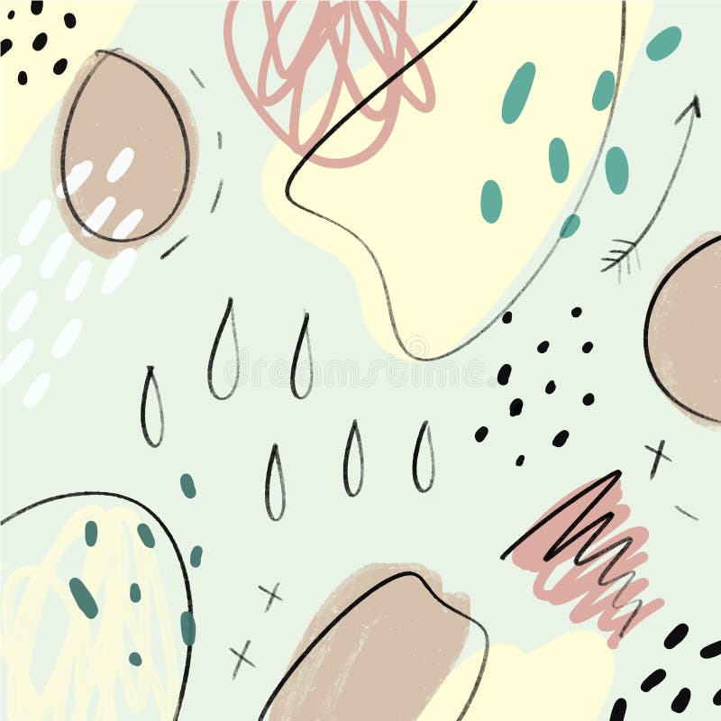 Vector Abstract Scandinavian Pattern for Posters, Postcards, T-shirts ...