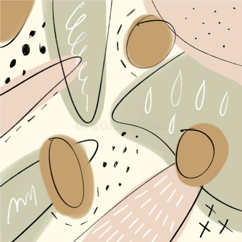 Vector Abstract Scandinavian Pattern for Posters, Postcards, T-shirts ...