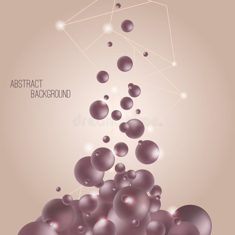 Vector Abstract Science Background Stock Vector - Illustration of ...