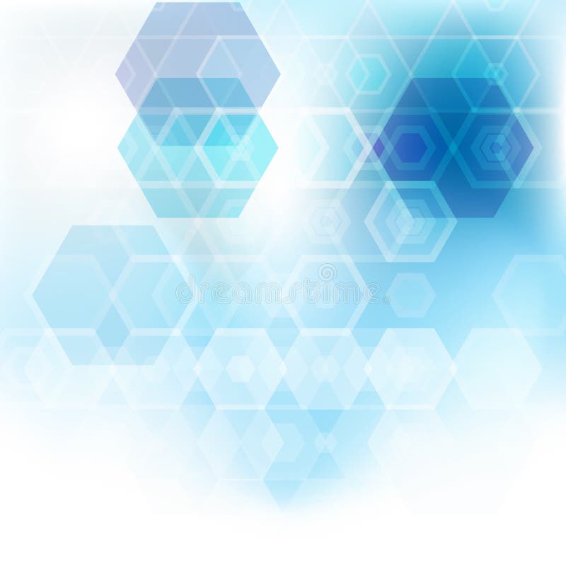 Vector Abstract Science Background. Hexagon Geometric Design. EPS 10 ...