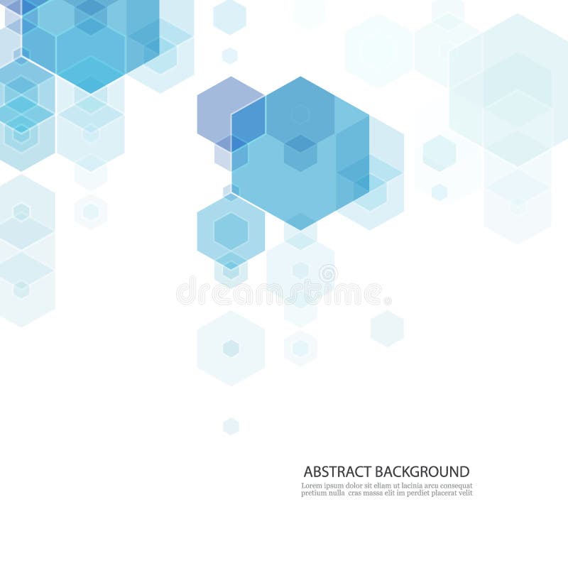 Vector Abstract Science Background. Hexagon Geometric Design. EPS 10 ...