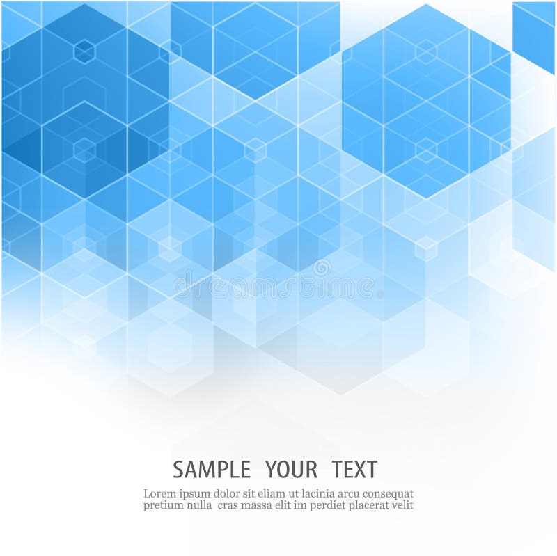 Vector Abstract Science Background. Hexagon Geometric Design. EPS 10 ...