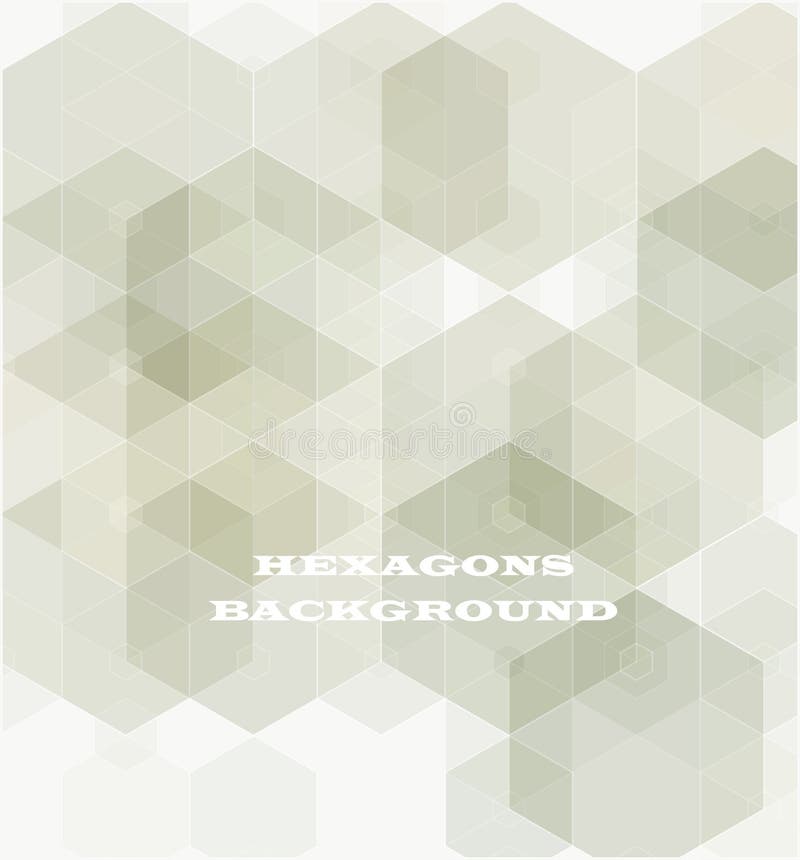 Vector Abstract Science Background. Hexagon Geometric Design Stock ...