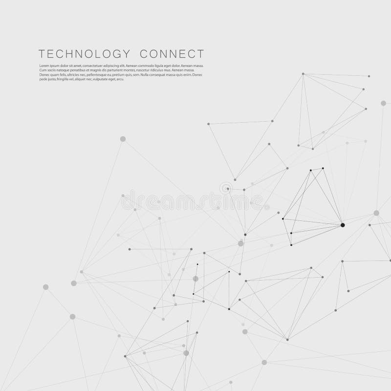 Vector Abstract Science and Technology Graphic Connection Design Stock ...